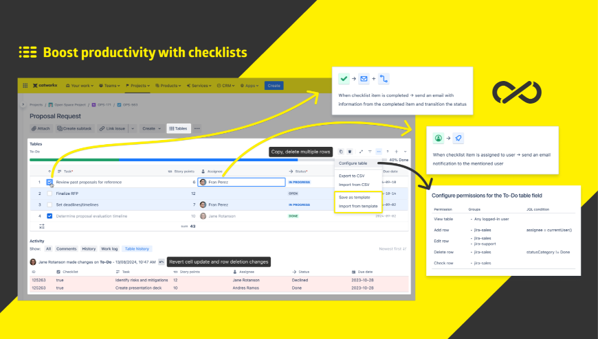 STAGIL Tables and Checklists for Jira STAGIL Tables and Checklists for Jira